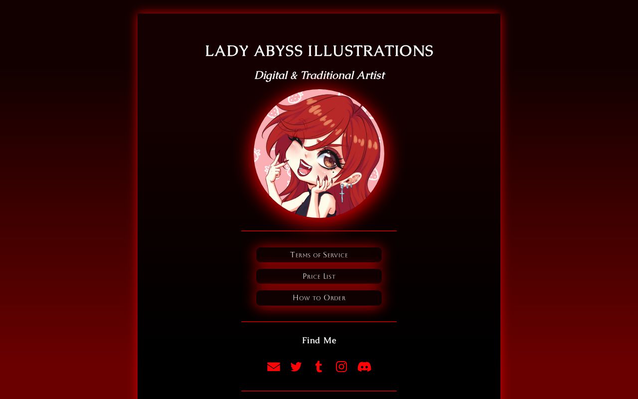 🌹 Lady Abyss Illustrations 🌹
